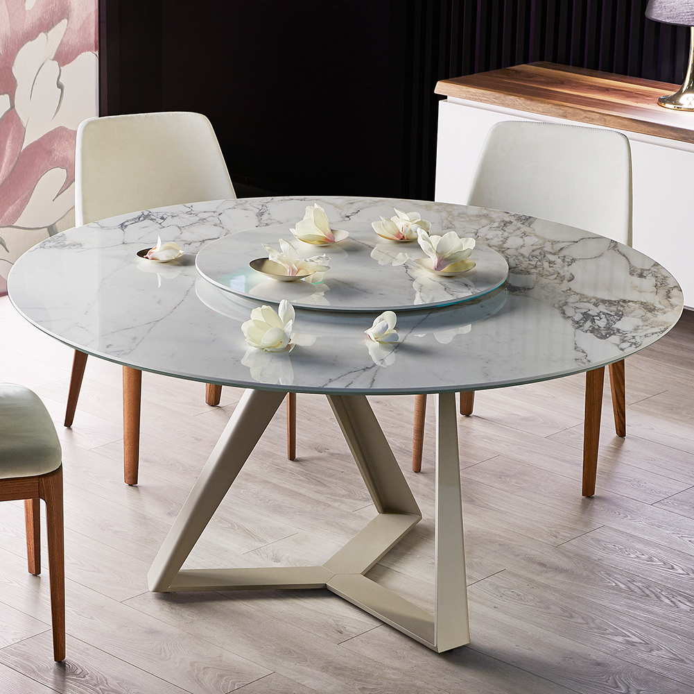 Millennium Round Dining Table by Bontempi