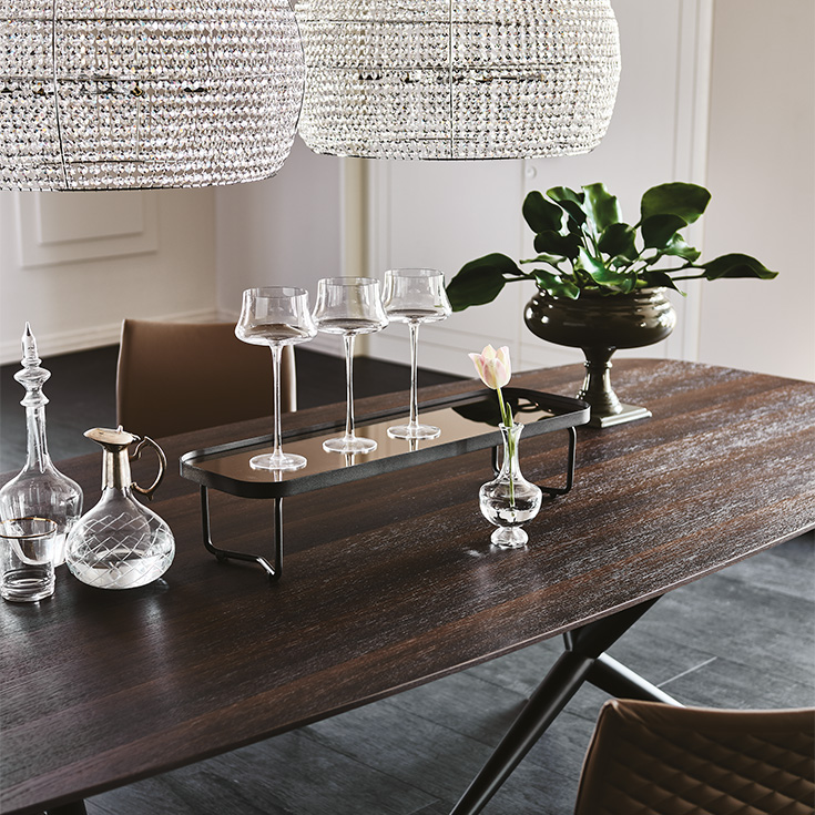 Atlantis Wood Dining Table by Cattelan Italia