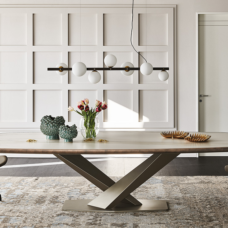 Stratos Keramik Premium Dining Table by Cattelan Italia