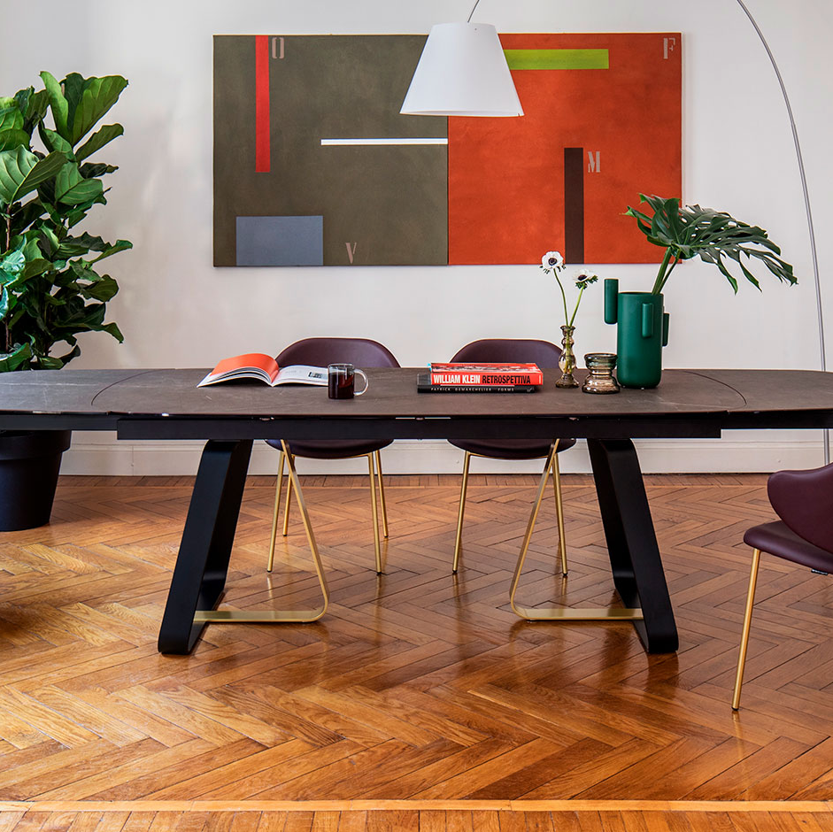 CS4128-S 200 Sunshine Dining Table by Calligaris