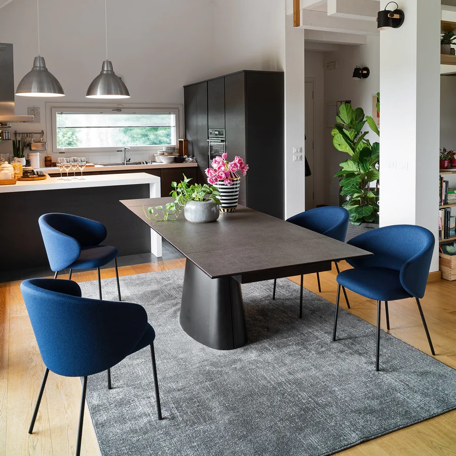 CB4858-R Ellisse Dining Table by Connubia