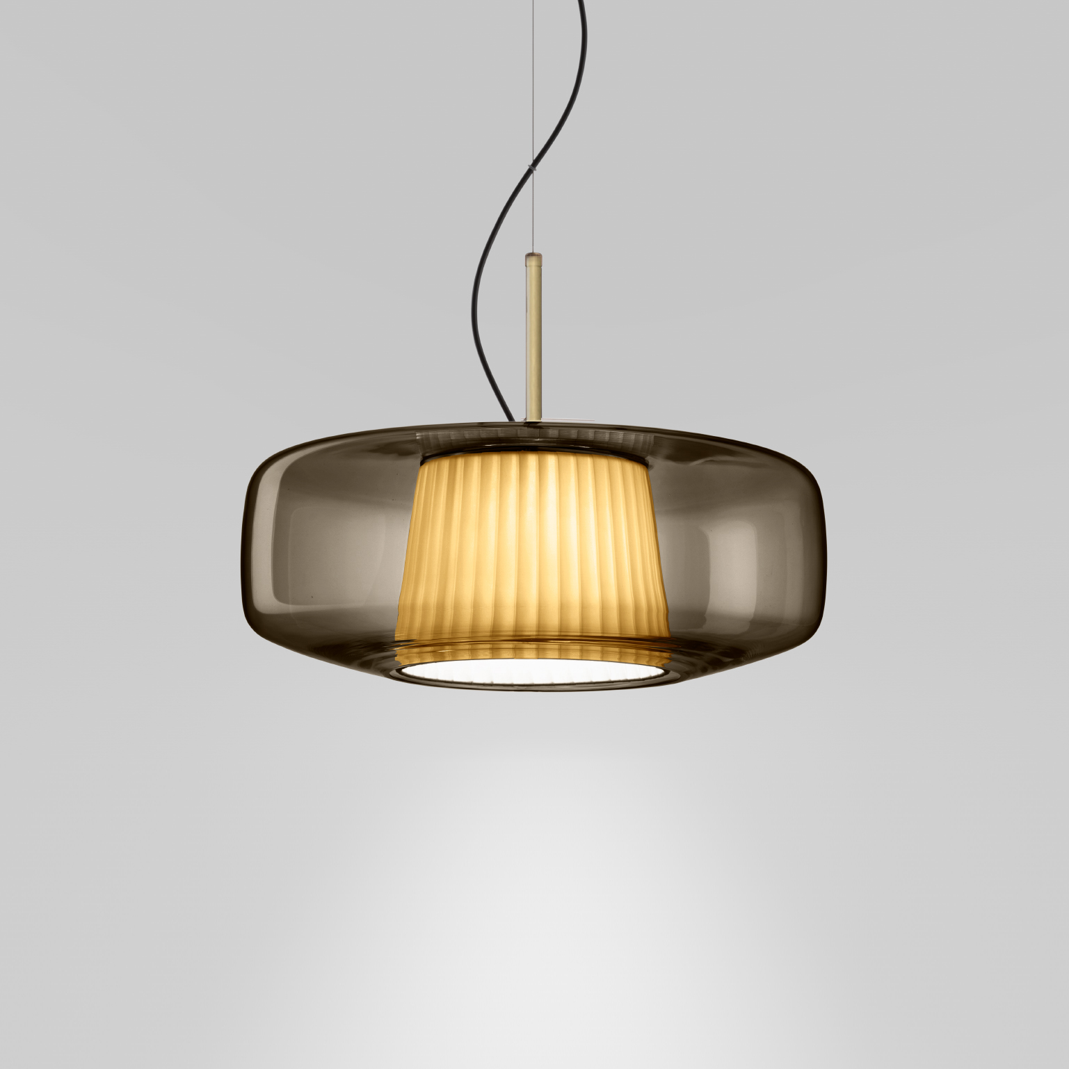 Plisse' Suspension Lamp by Vistosi