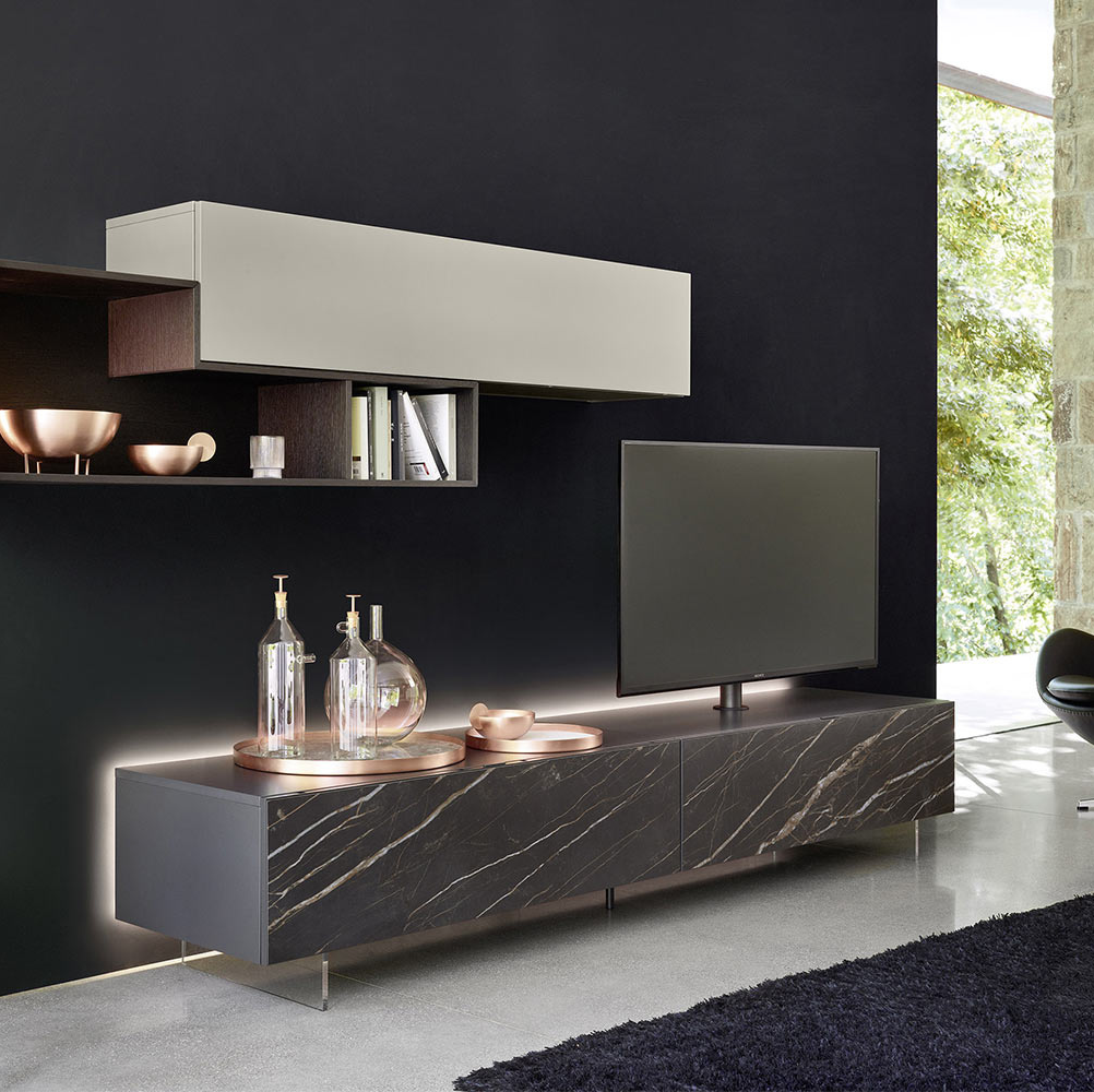 Lampo Ceramic TV Stand by San Giacomo