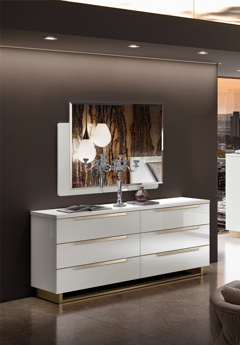 Smart White Double Dresser by Camelgroup Italy