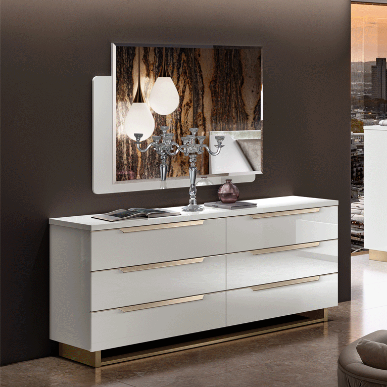 Smart White Double Dresser by Camelgroup Italy