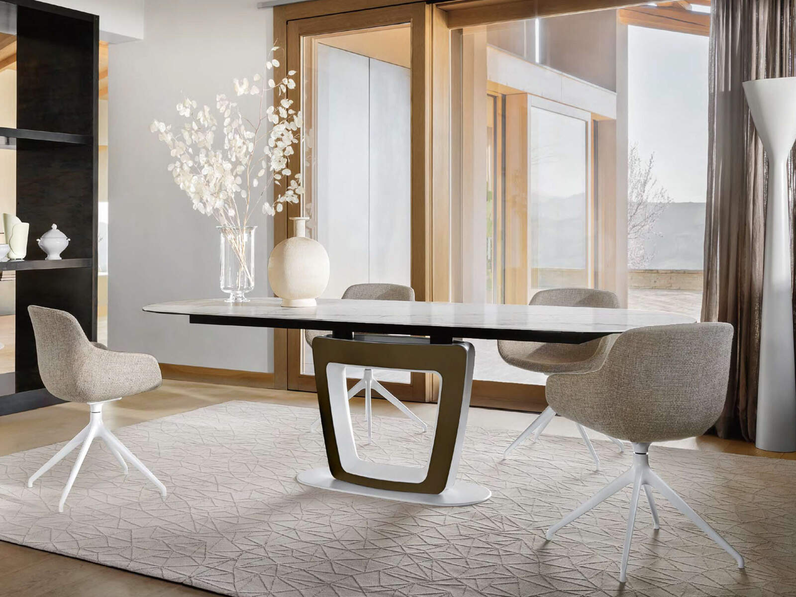 CS4145-S Orbital Dining Table by Calligaris